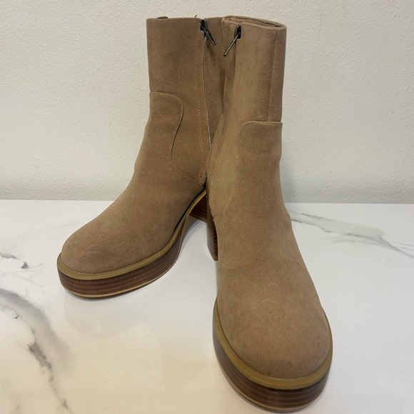 Oasis Society | Shoes | Oasis Society Alexandra Brown Suede Platform ...